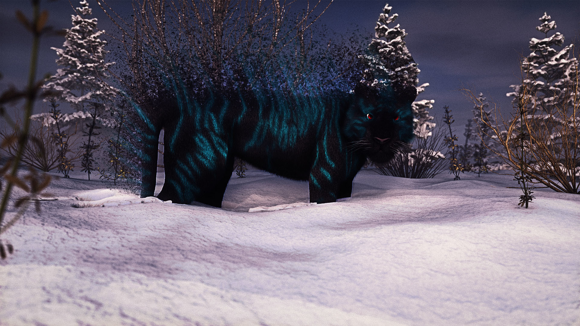 ArtStation - Mystic Arctic Tiger