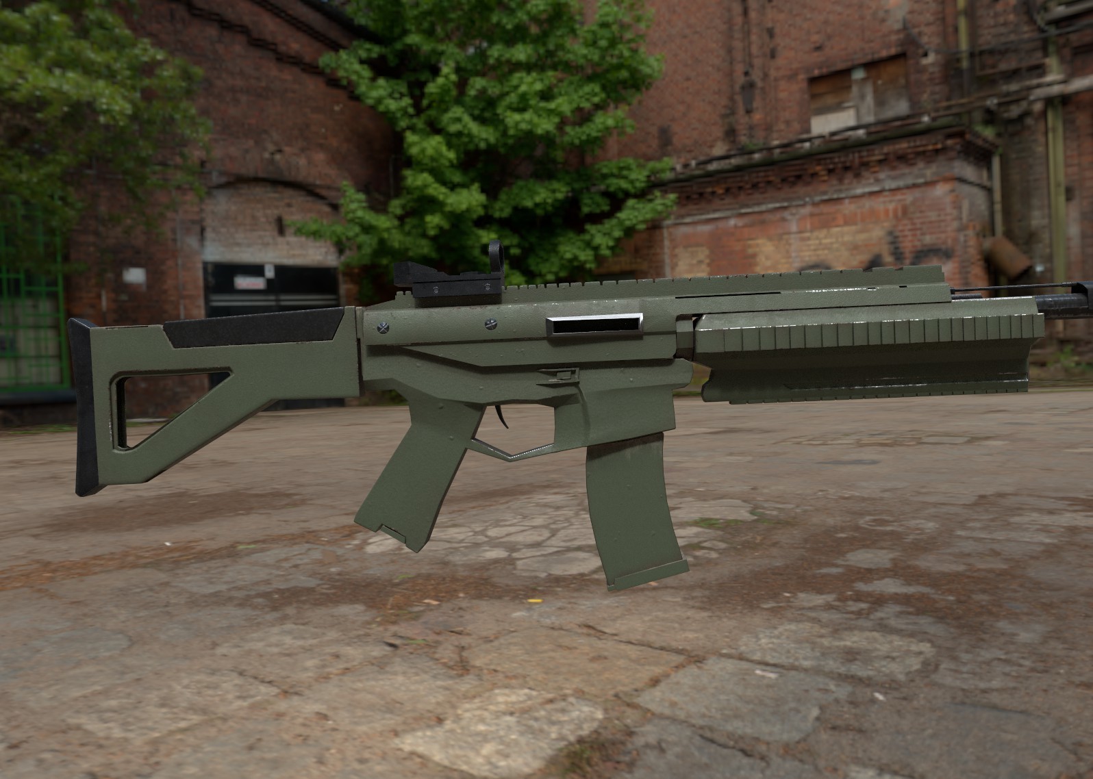 Fallout 3 Assault Rifle Art