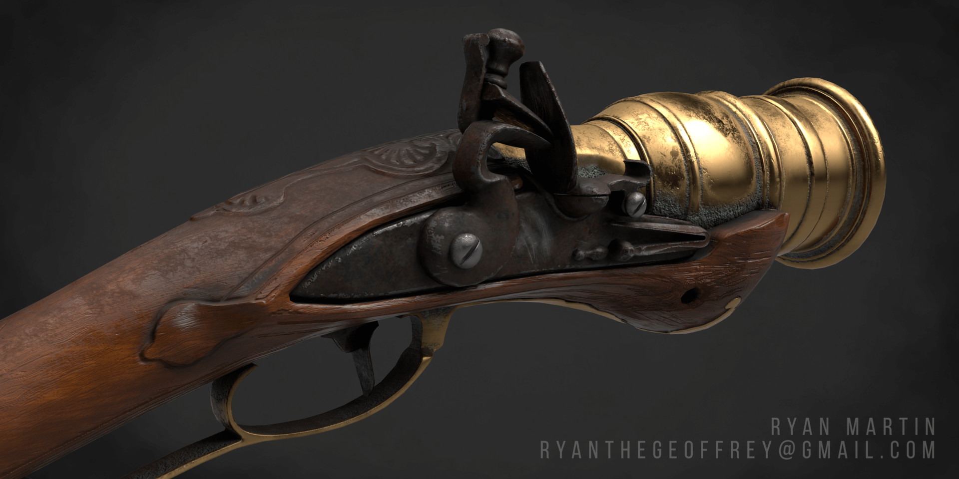 ArtStation - 18th Century Hand Mortar