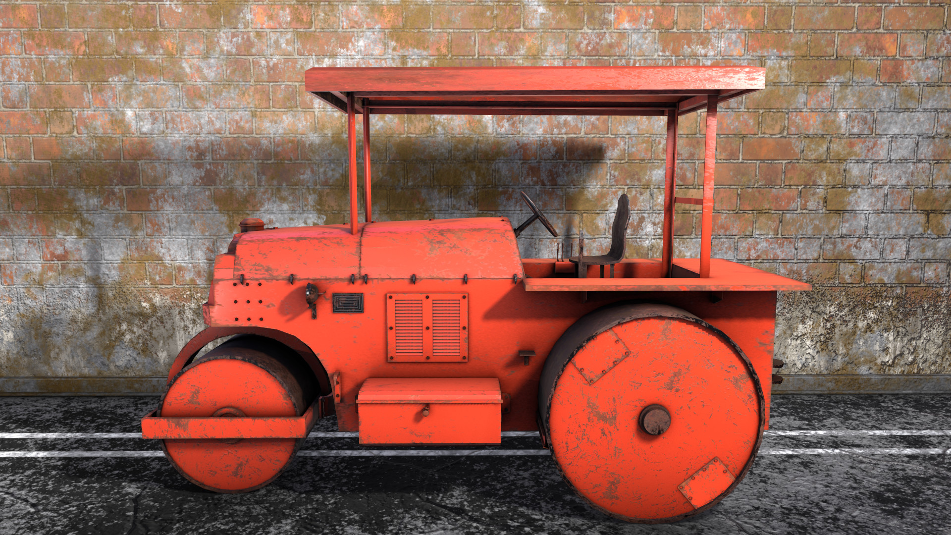 ArtStation - Road Roller