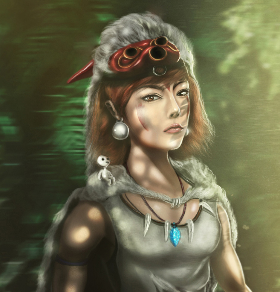 ArtStation - Mononoke Princess