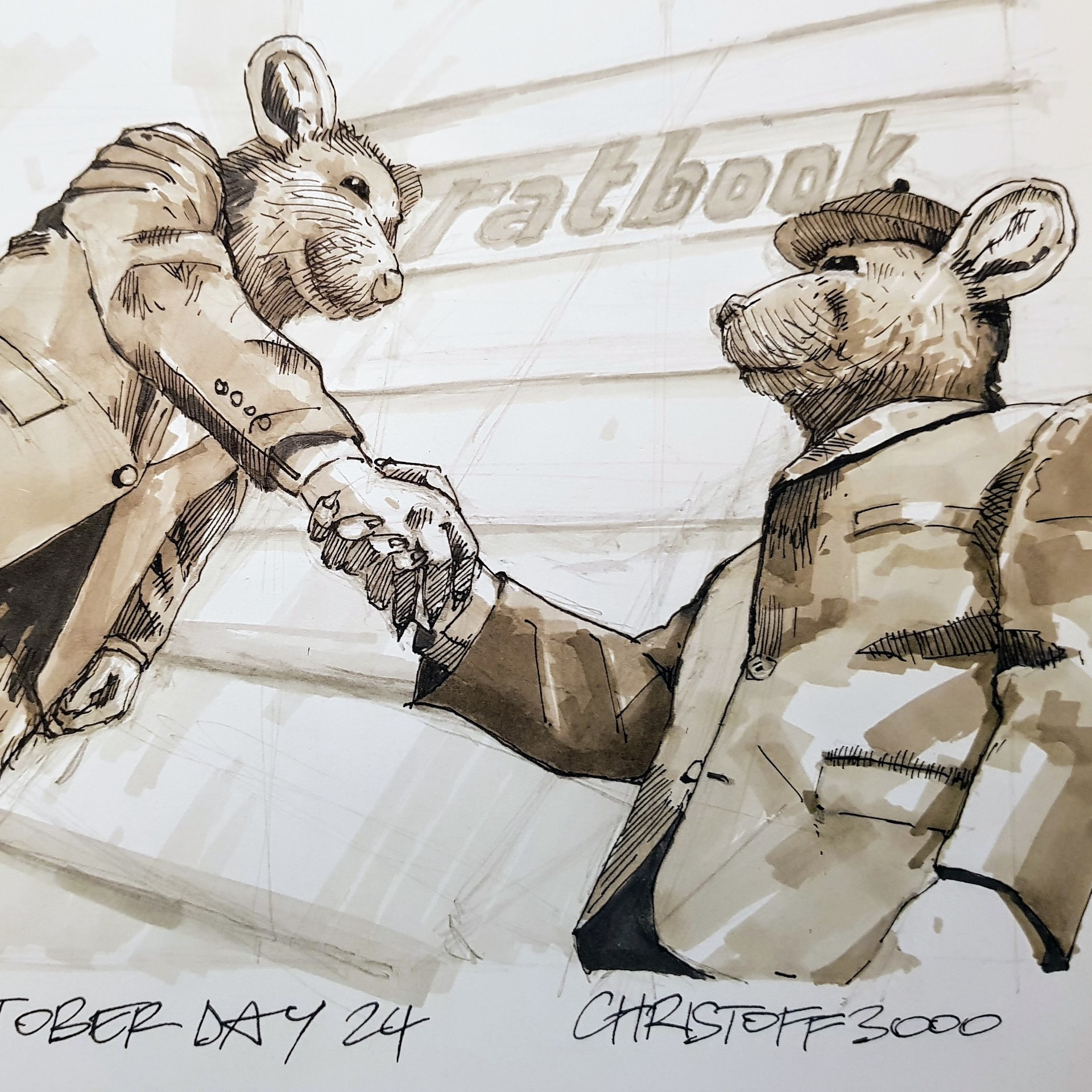 ArtStation - Inktober Days 23-24