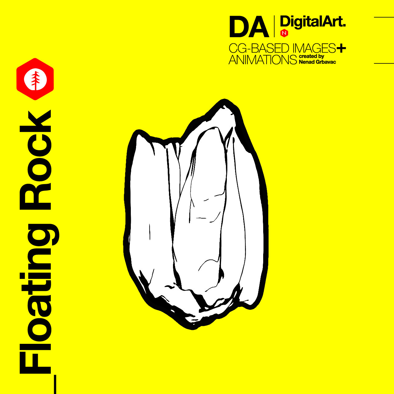 ArtStation - Floating Rock.