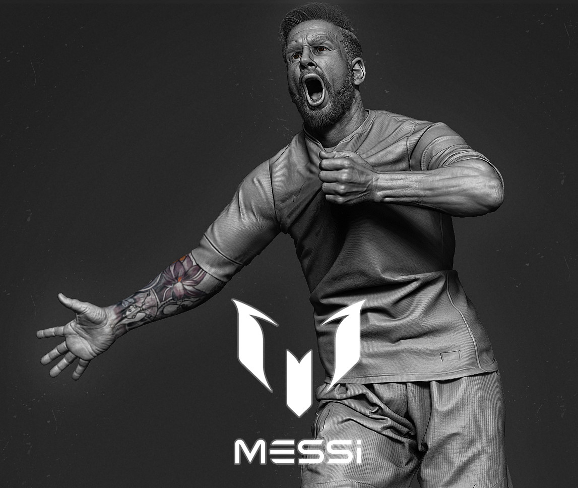 ArtStation - Lionel Messi Fan Art