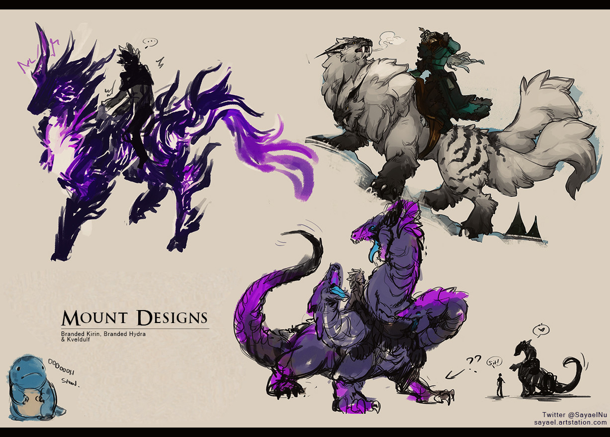 ArtStation - Guild Wars 2 - Mount Concepts