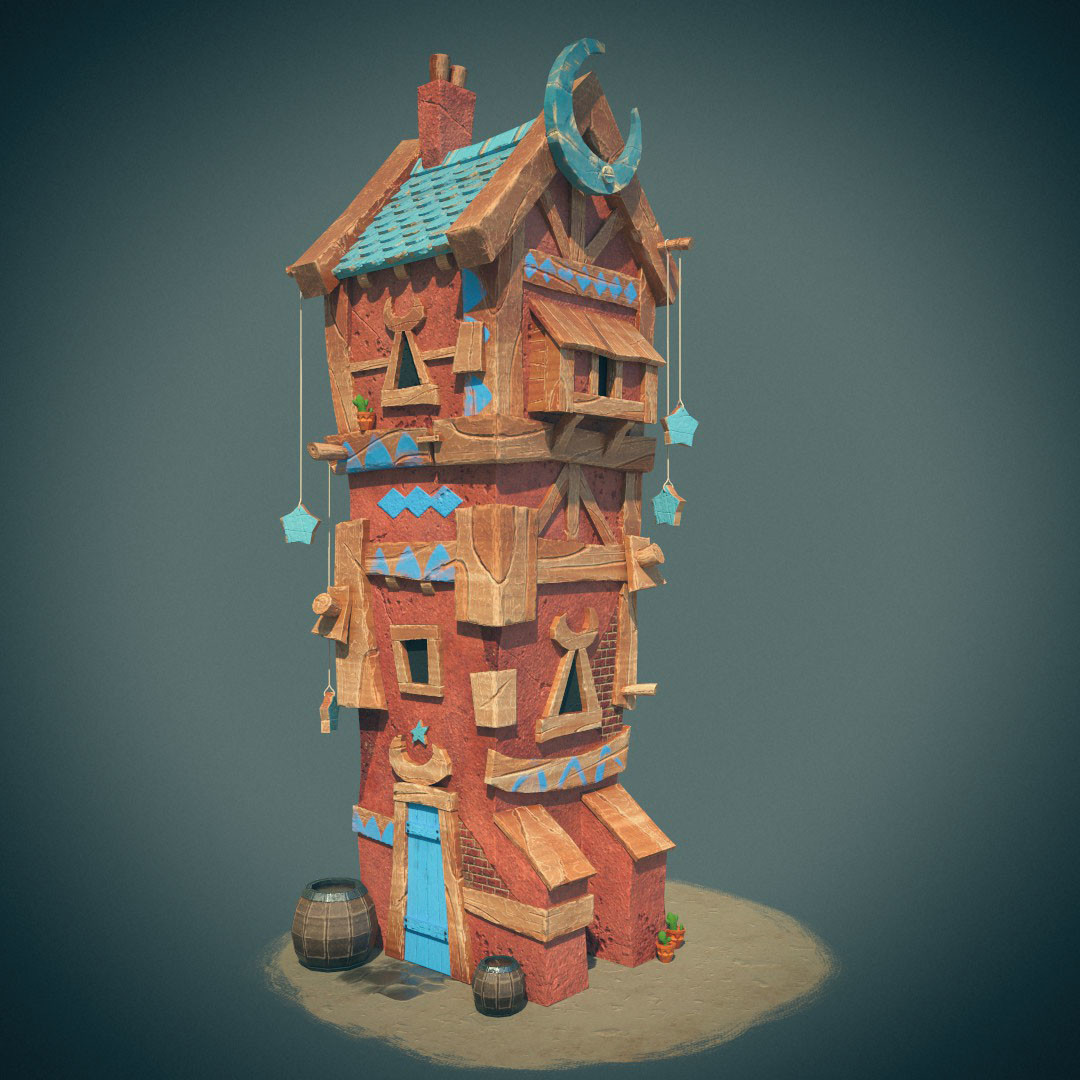 ArtStation - Moon house