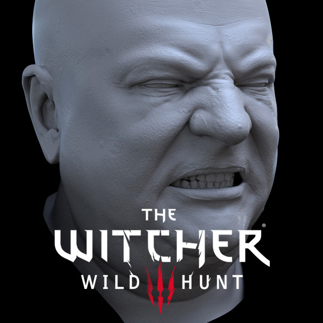 ArtStation - Fat bandit head, THE WITCHER 3: Wild Hunt teaser