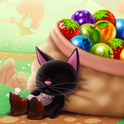 ArtStation - Fruity Cat game