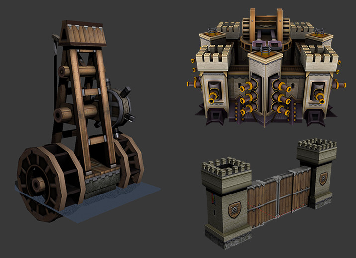 ArtStation - Assorted low poly models for mobile projects