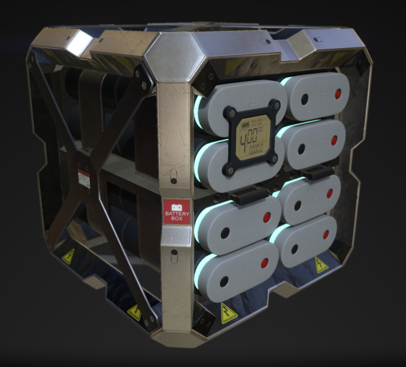 ArtStation - Battery Cube