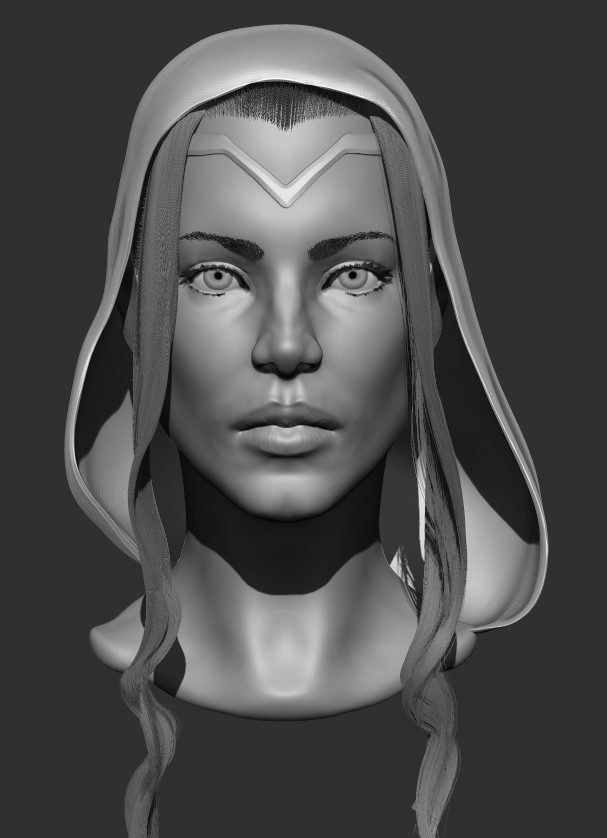 ArtStation - Female Portrait Practice 3 (Cleric)