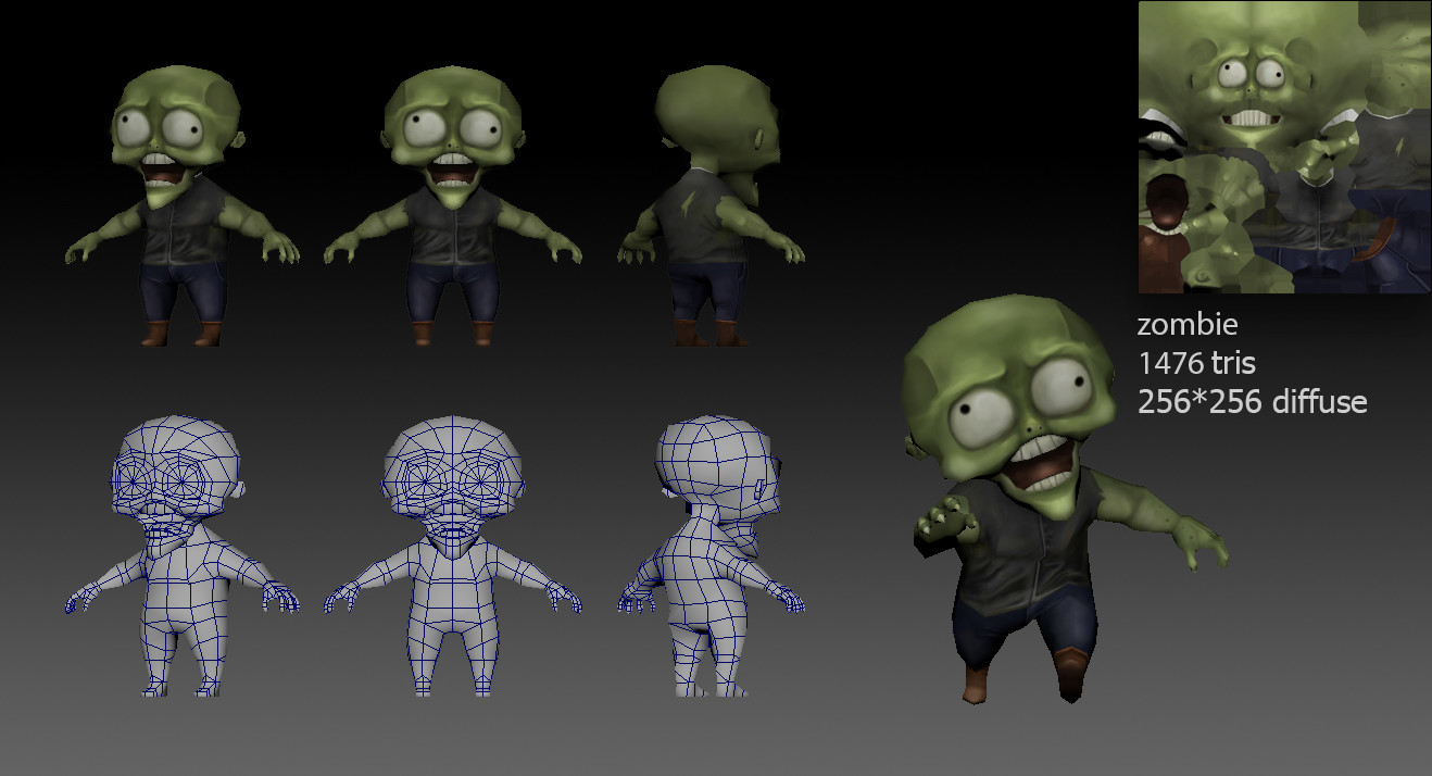 ArtStation - Mini Silly Zombie