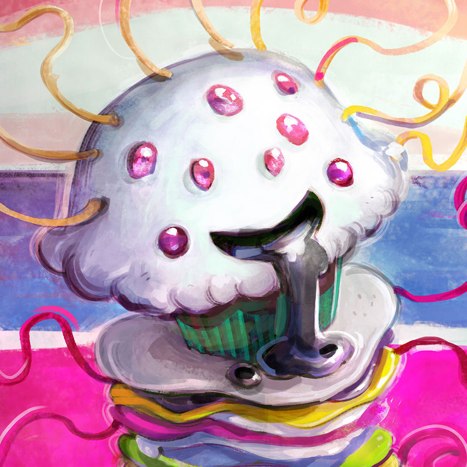 ArtStation - Cupcake Monster
