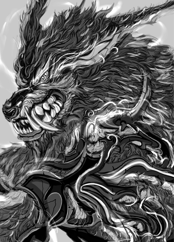 ArtStation - Painting of fan art of Warwick