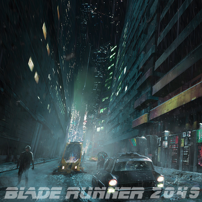 ArtStation - Blade Runner 2049 _ K's street