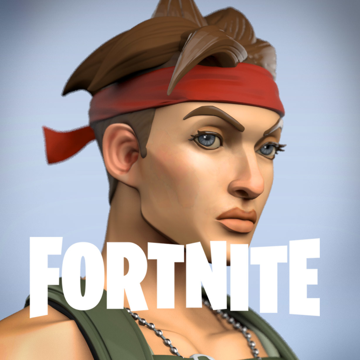 ArtStation - Fortnite: Female Soldier
