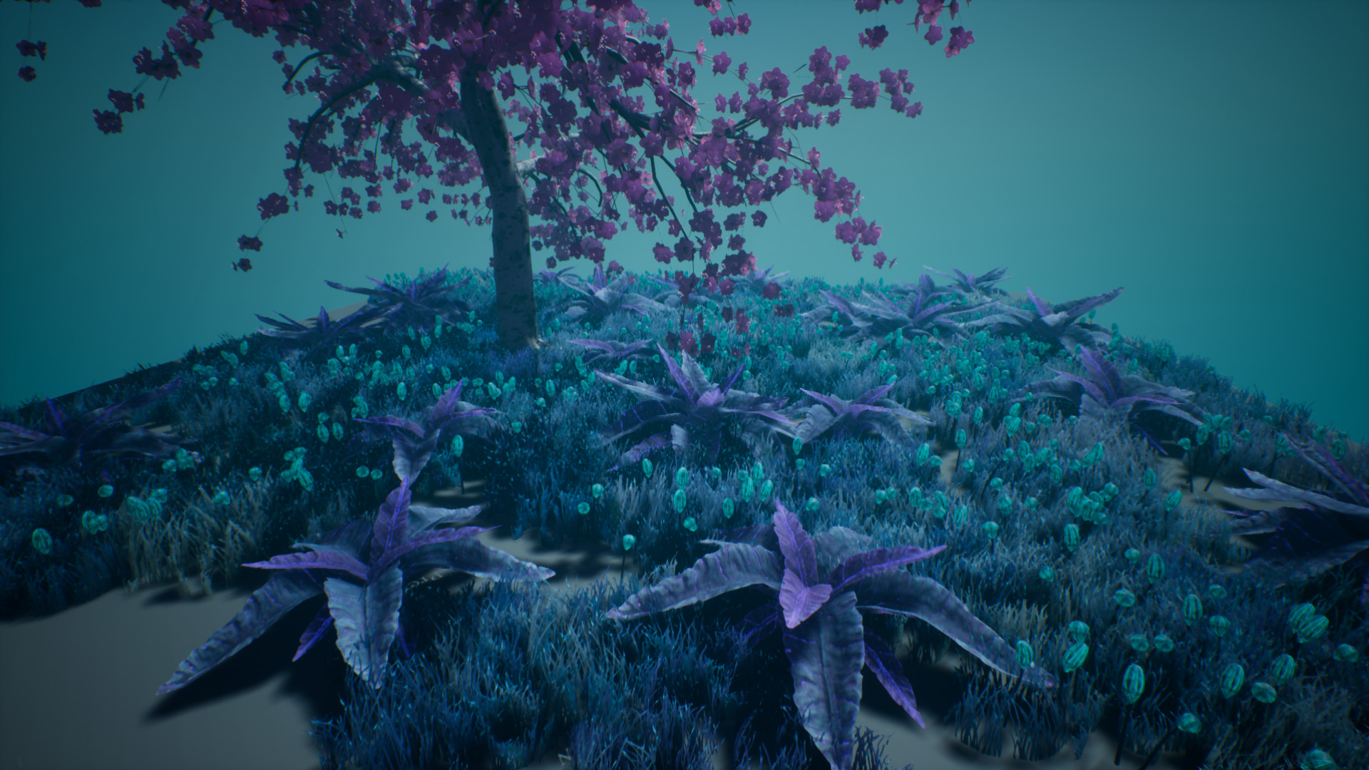 ArtStation - Strange Foliage Diorama