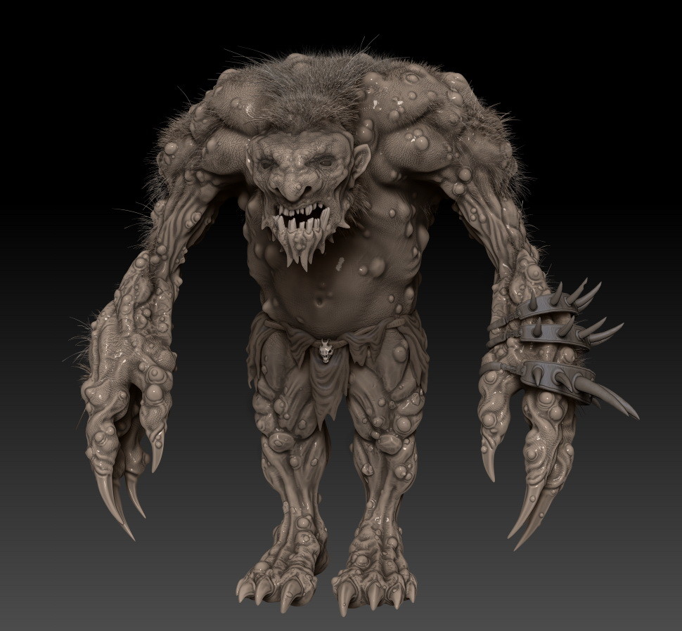 ArtStation - Cave troll from Disciples 2