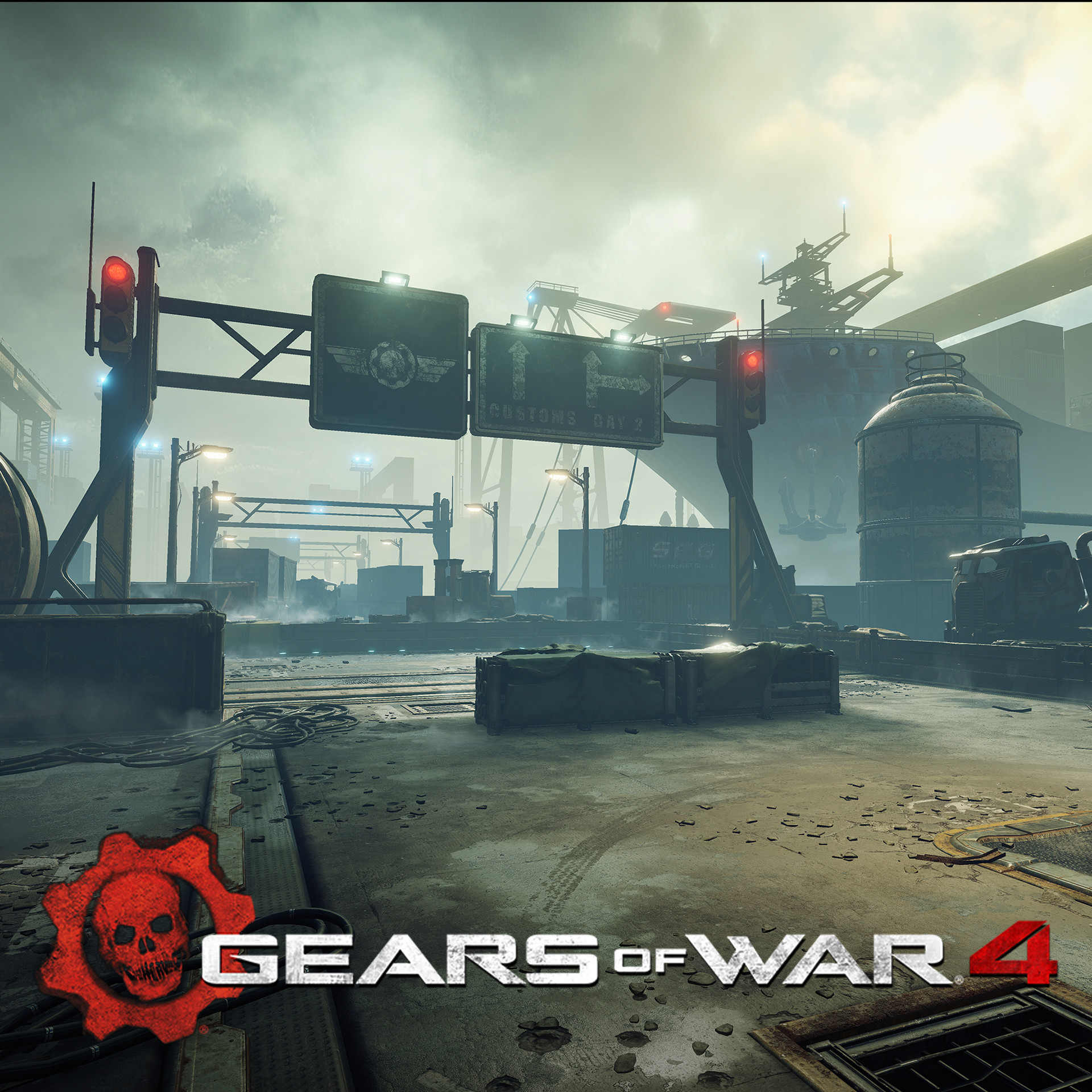 ArtStation - Gears of War 4, Multiplayer Map 'Harbour Redux'