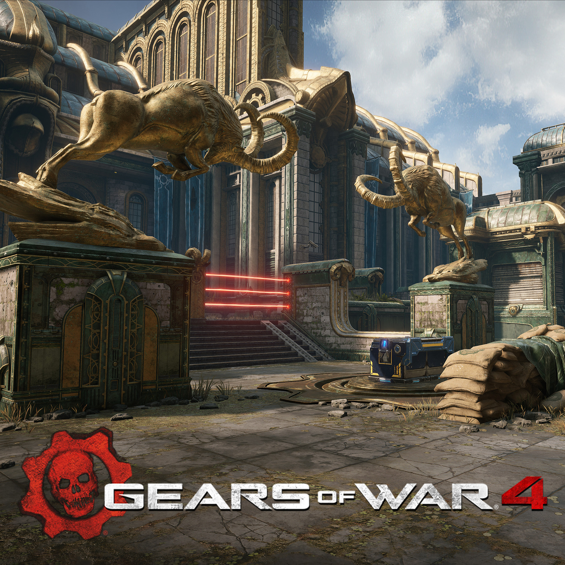 ArtStation - Gears of War 4, Multiplayer Map 'Security'