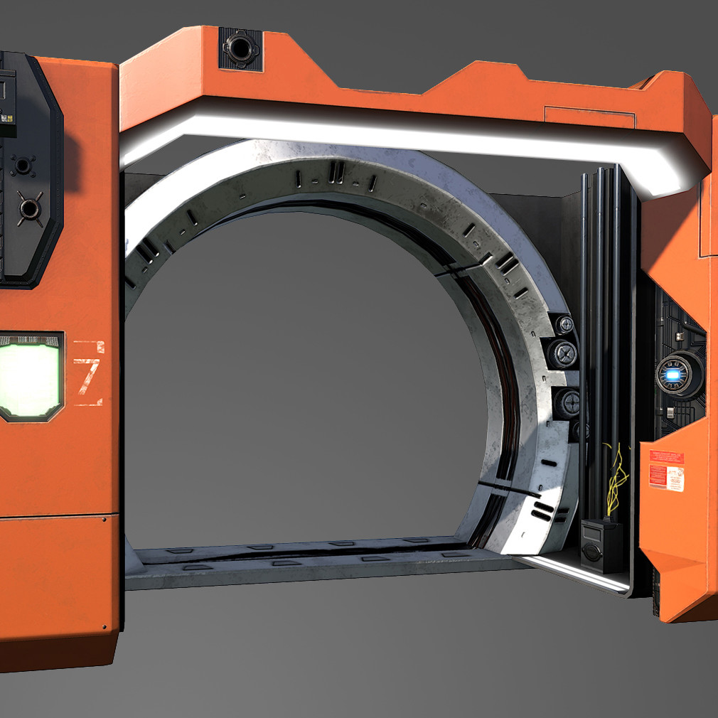 ArtStation - Modular Sci-fi Interior pieces