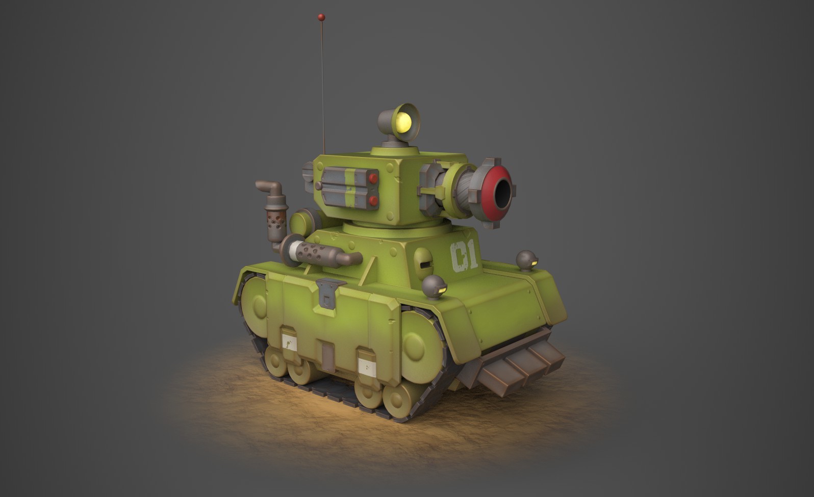 ArtStation - Stylised Tank