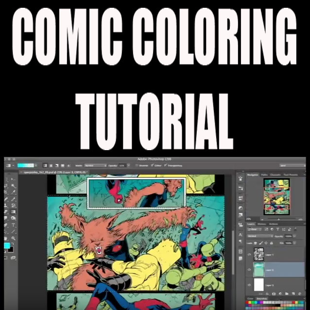 ArtStation - How to color comics