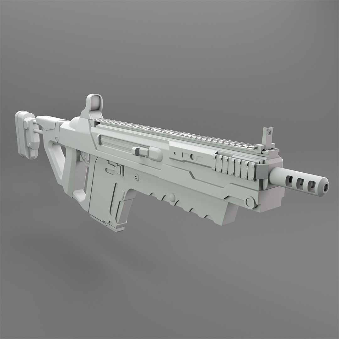 ArtStation - Assault Rifle