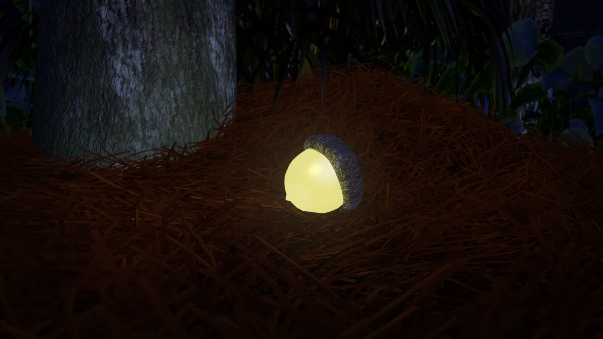 ArtStation - Magic Acorn in the Forest