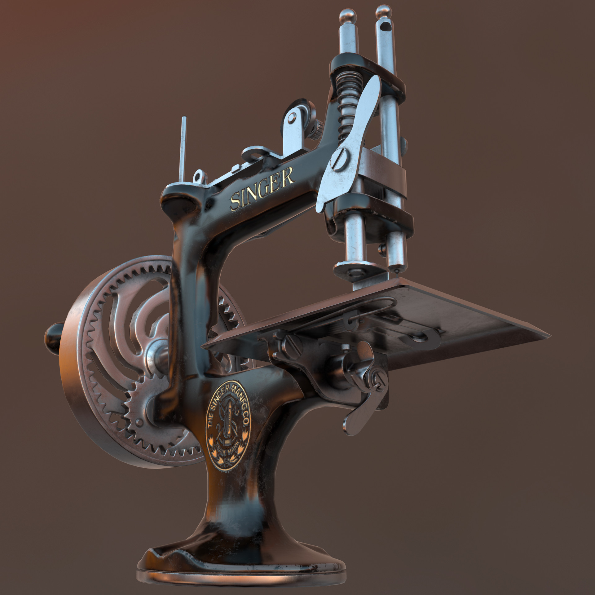 ArtStation - Vintage Mini Sewing Machine
