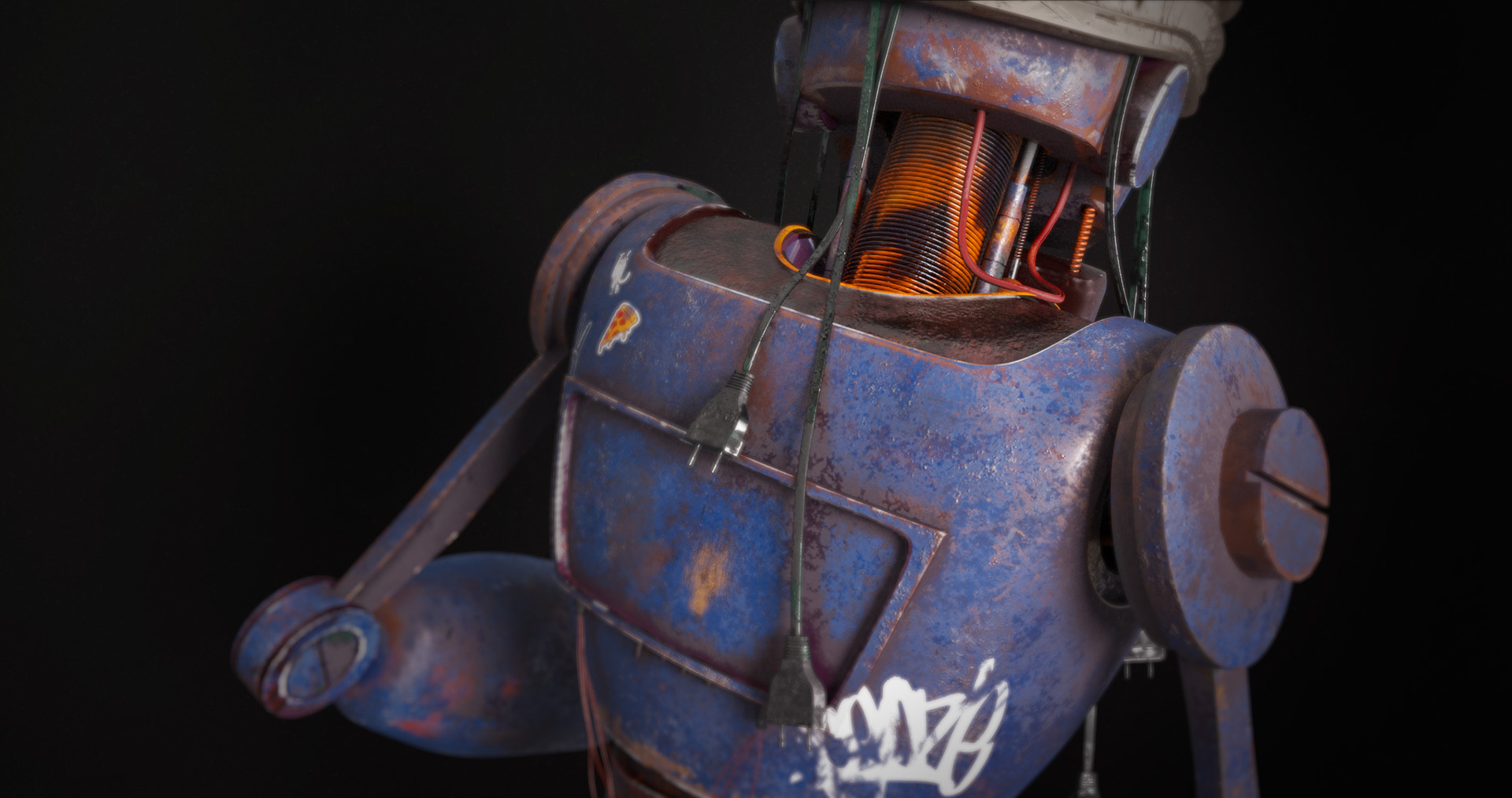 ArtStation - Wido the Rasta Robot , Lagillier Loïcia