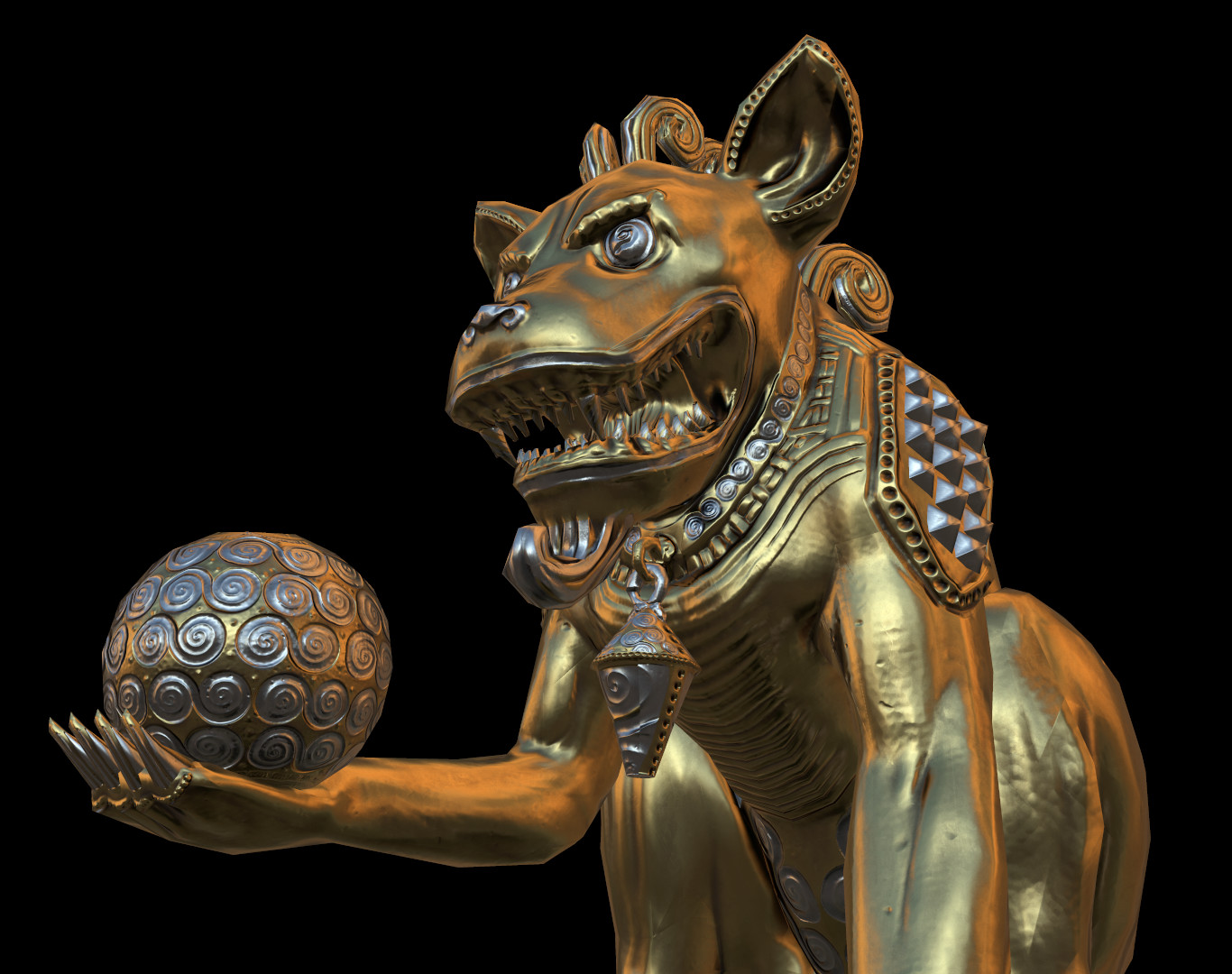 ArtStation - Hyena Statue