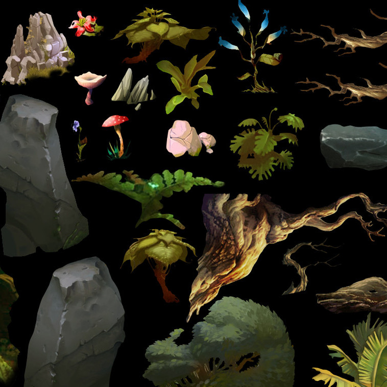 ArtStation - Platformer assets and animations