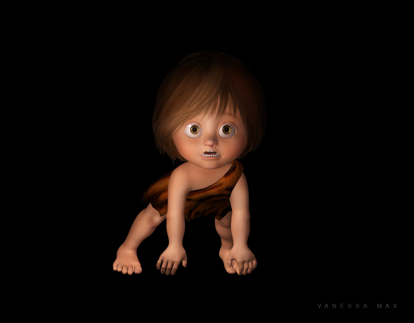 ArtStation - Cave boy/ 3D Character