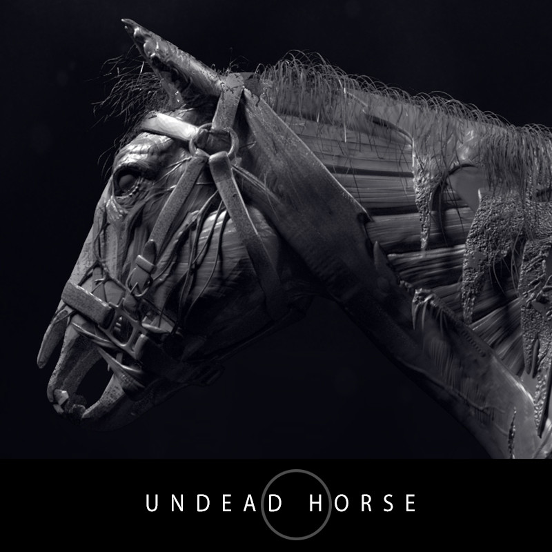 ArtStation - UNDEAD HORSE - Concept
