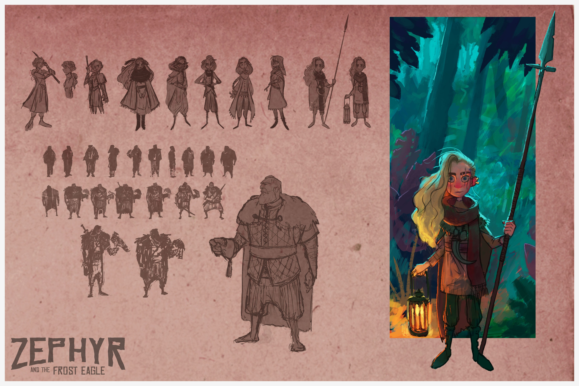 ArtStation - Some Zephyr and the Frost Eagle Development!