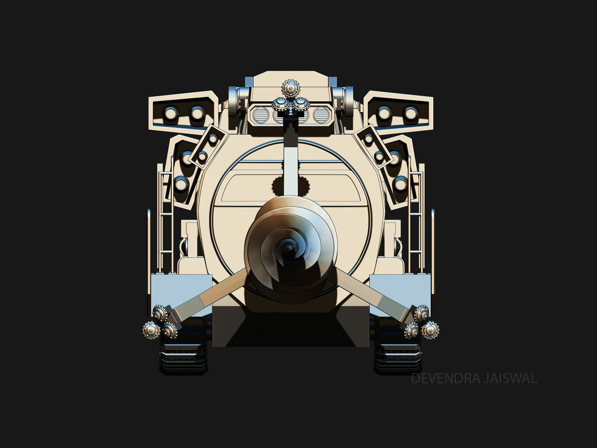 ArtStation - Concept Drilling Machine