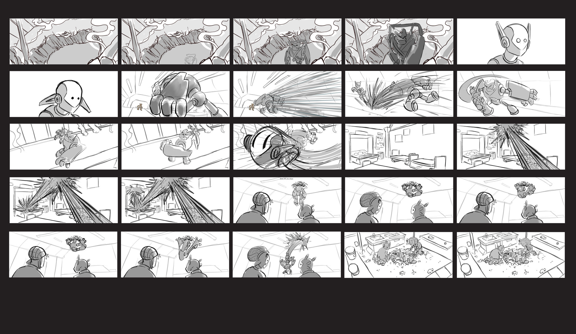 ArtStation - Robot Storyboards