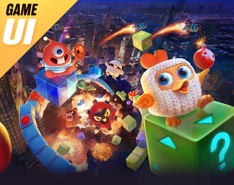 ArtStation - 《Super Smash Toys》Game UI