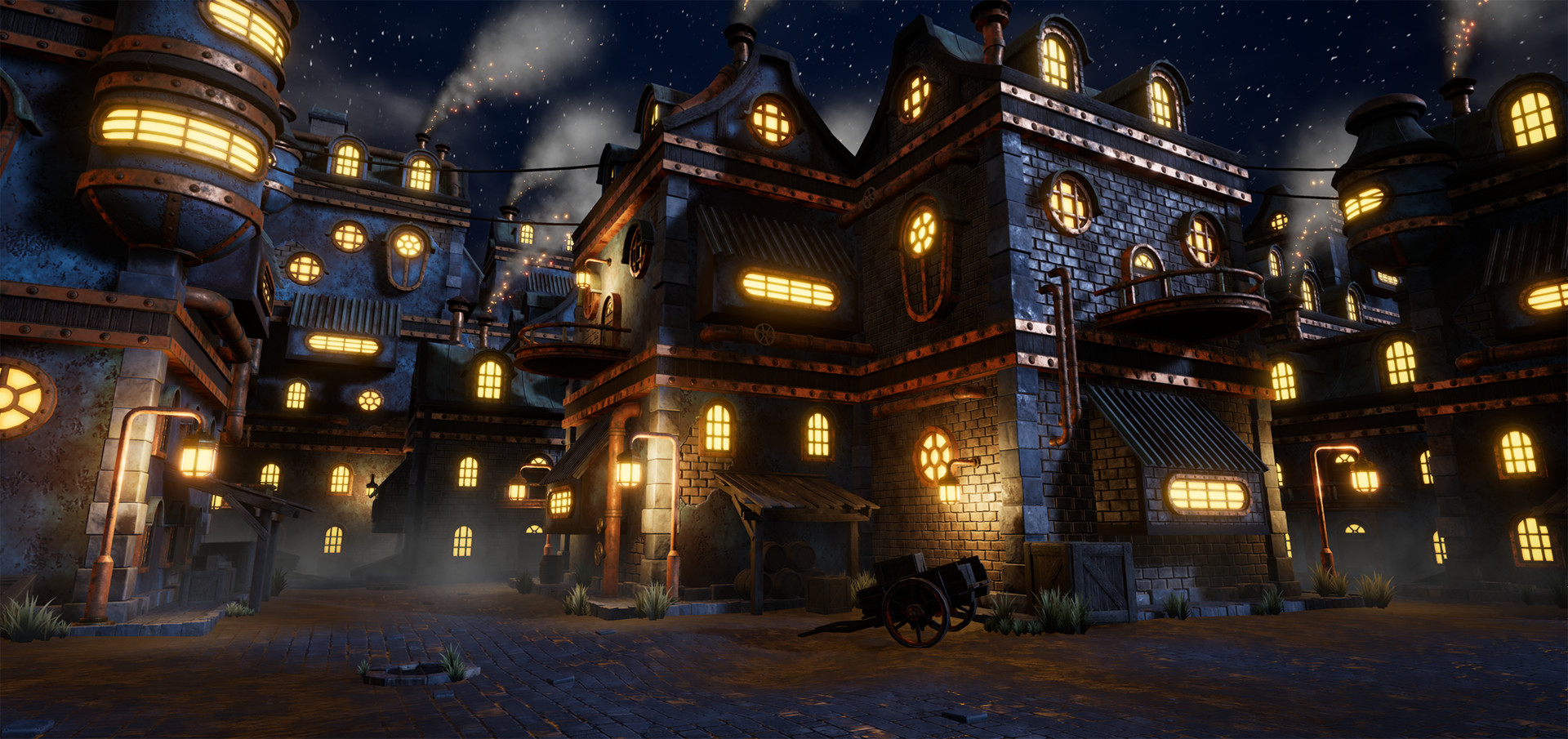 ArtStation - Stylized Modular Steampunk