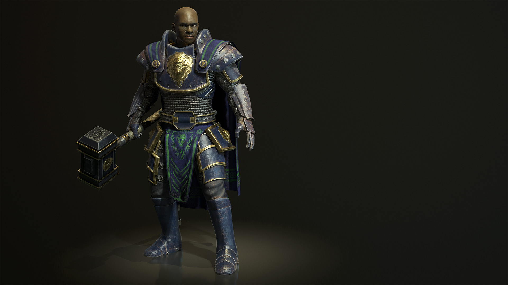 ArtStation - 3D Character Creation - Artorous: The Stormwind Knight