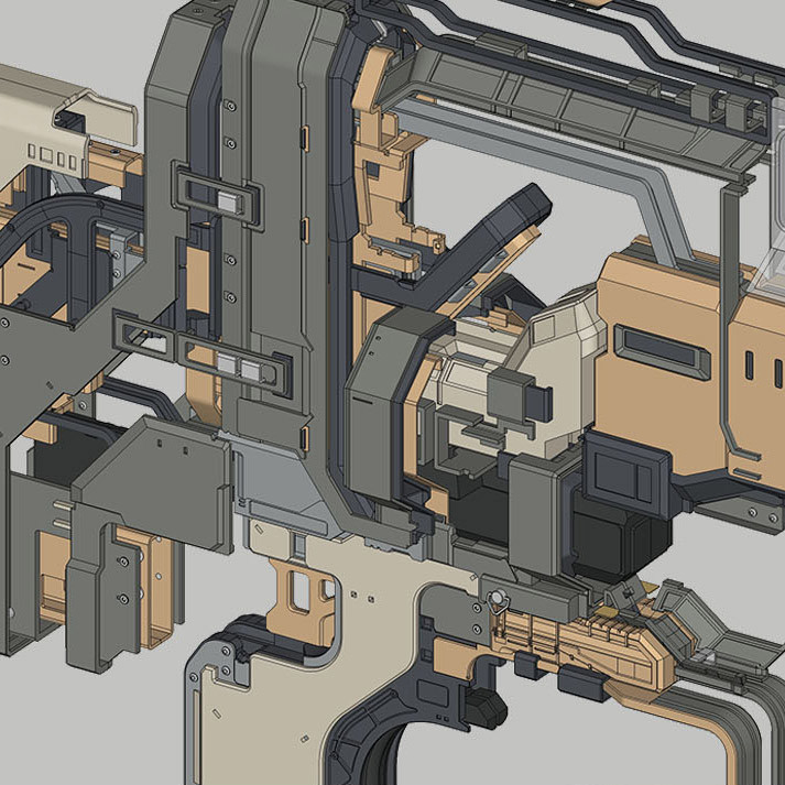 ArtStation - ASTRL Gauss Rifle