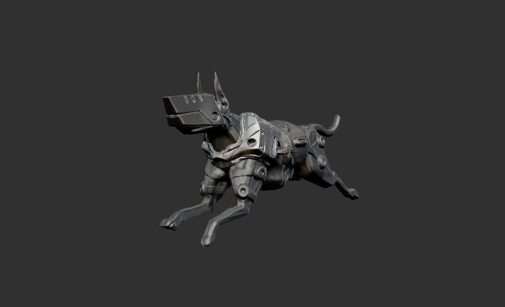 ArtStation - Mech Dog