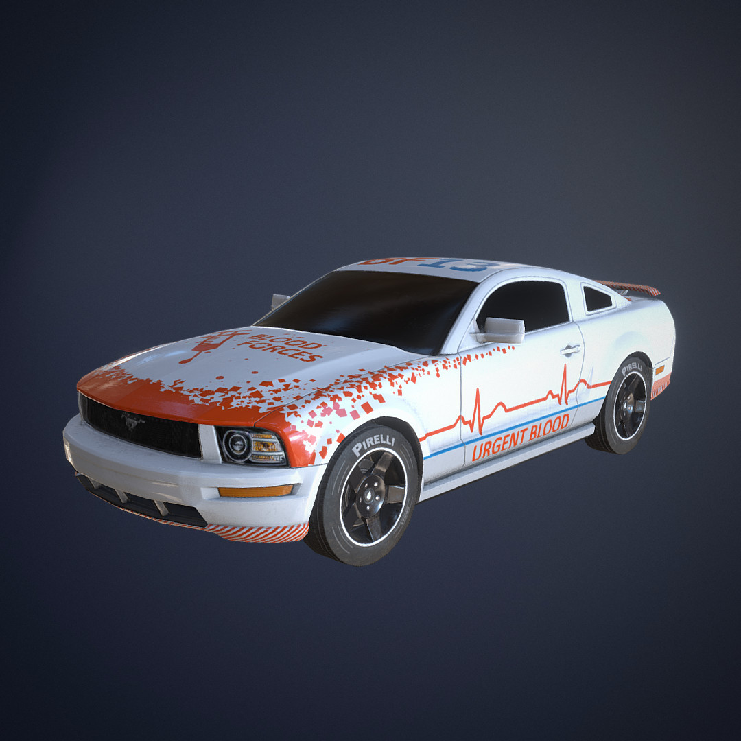 ArtStation - Mustang Blood Delivery Vehicle, Dominik Biały