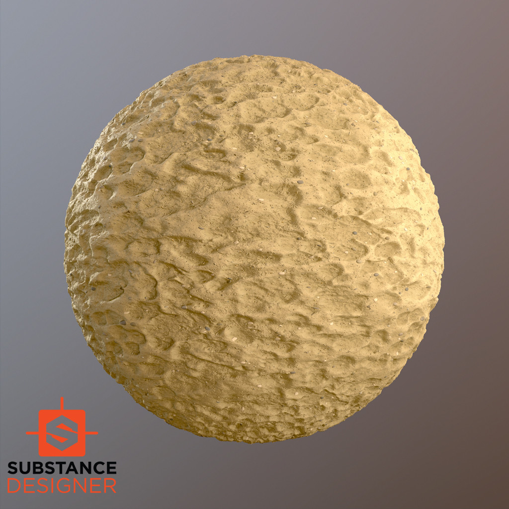 ArtStation - Sand Material Study