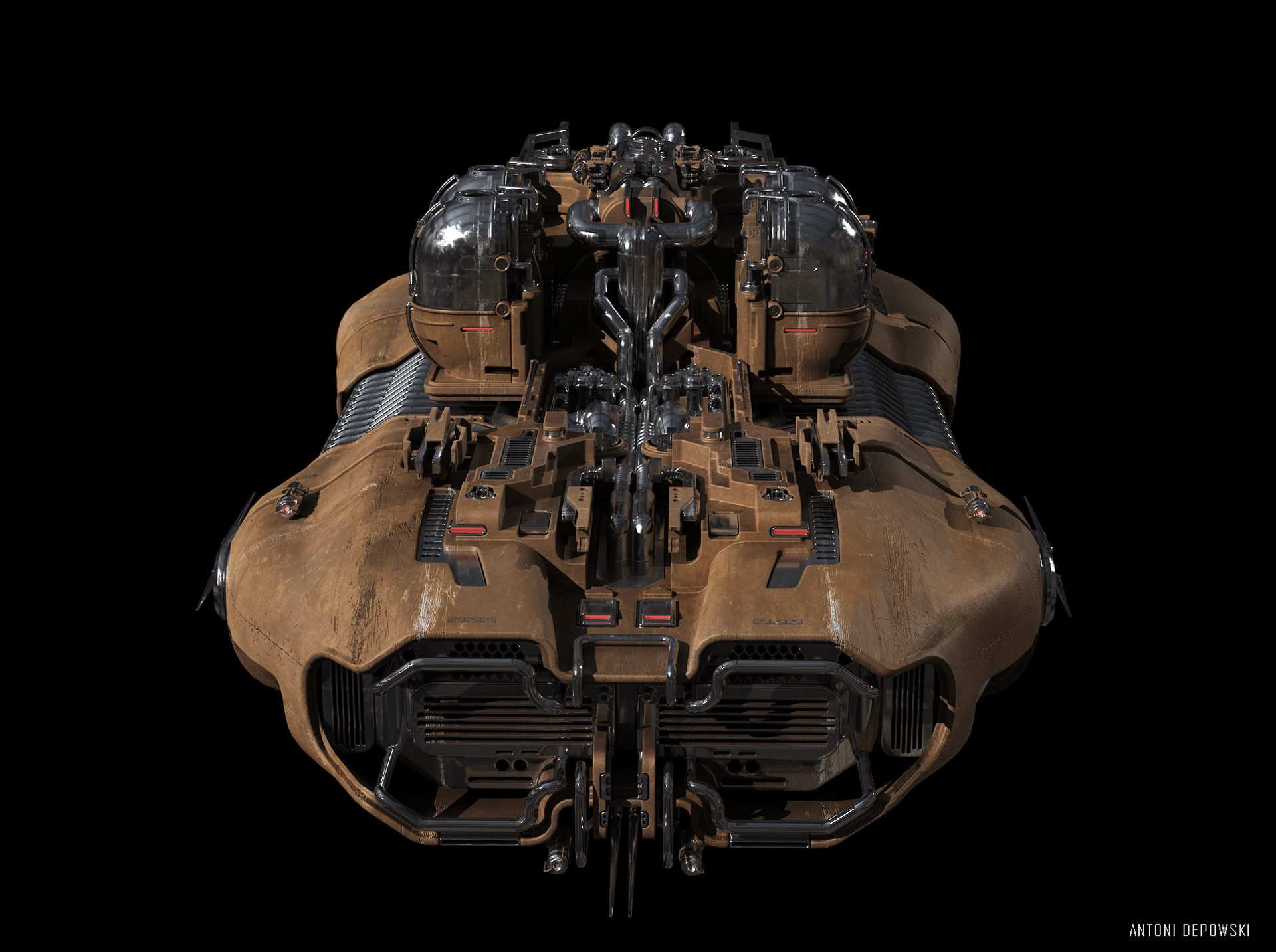 ArtStation - Capsule Delivery Ship