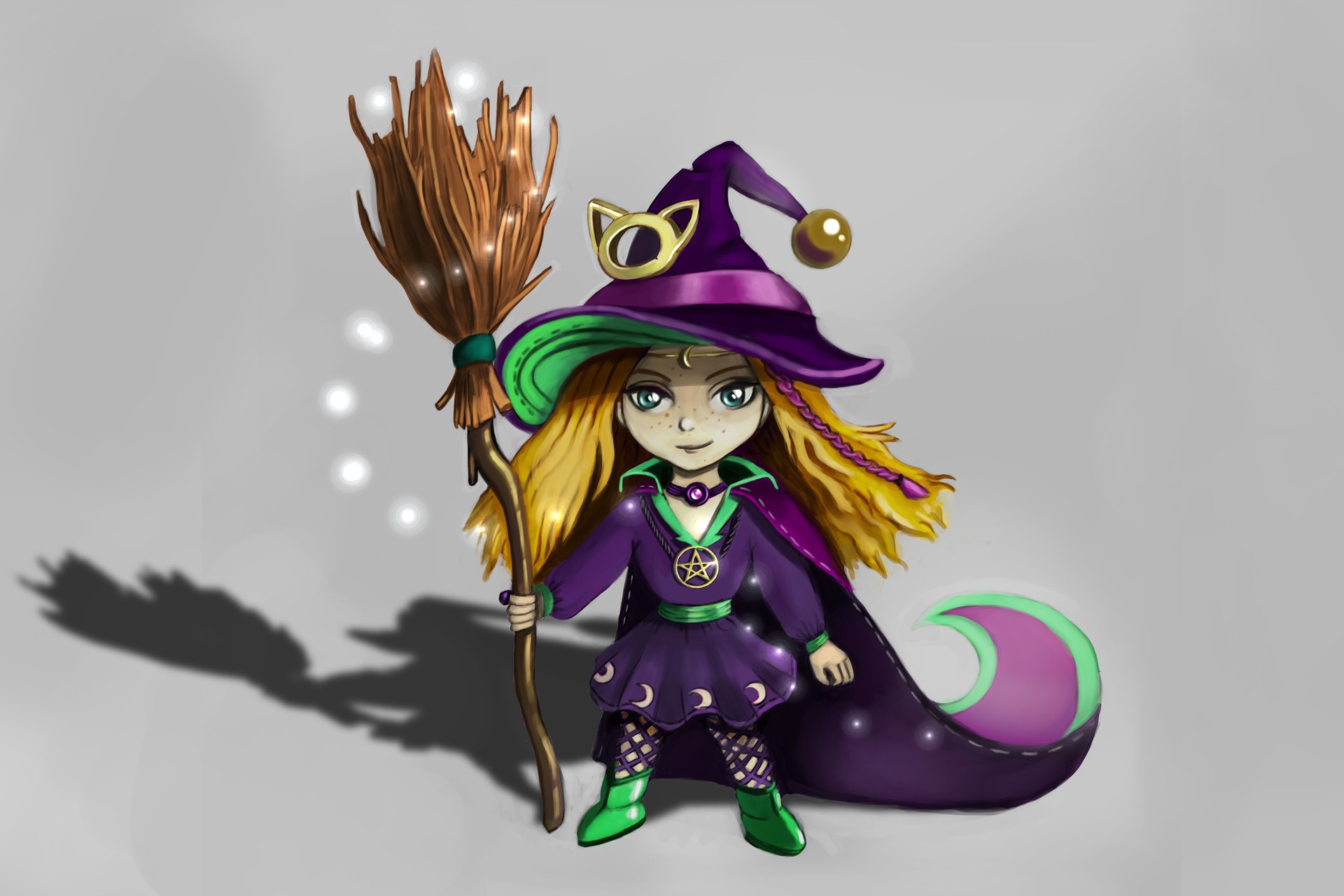 ArtStation - concept art of character "witch"