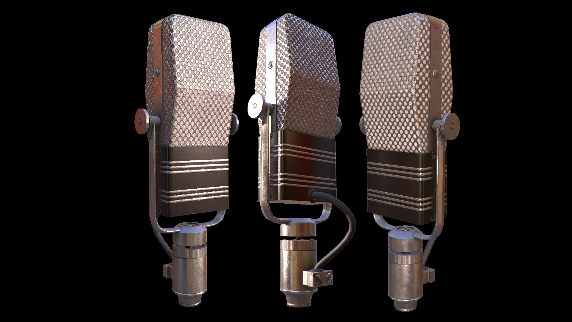 ArtStation - Old Microphone