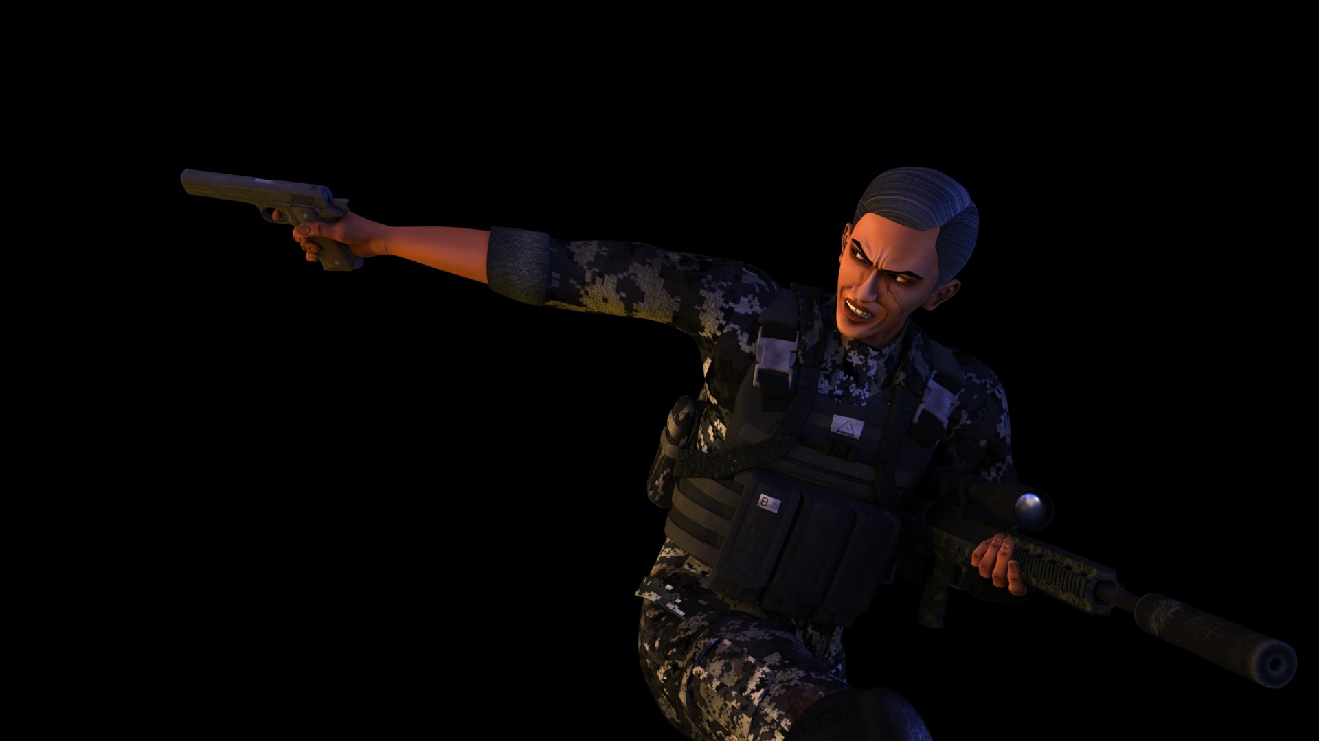 ArtStation - Dramatic Poses: Military 01