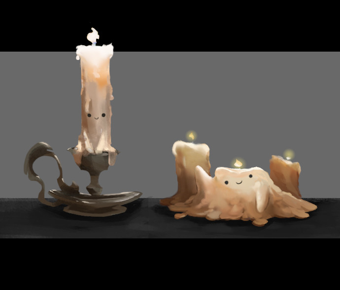 ArtStation - Happy Candles [Animated]